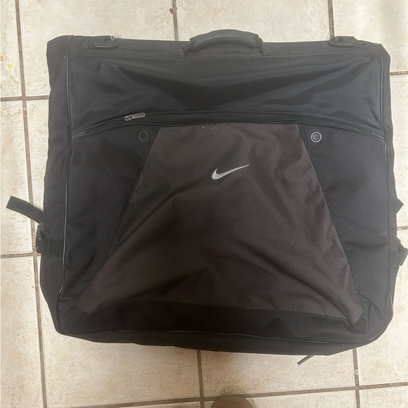 Nike | Bags | Vtg Nike Equipment Garment Luggage Suitcase Black Bag ...